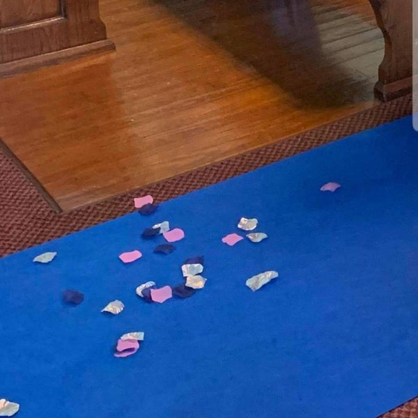 Royal Blue Aisle & Event Runner 50 Ft L X 38" W Puncture Resistant ...