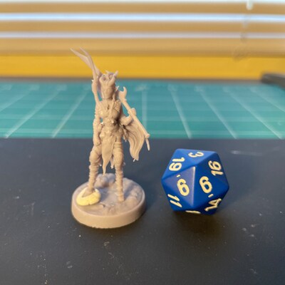 Dnd Female Satyr Fighter/ranger Unpainted Miniature - Etsy