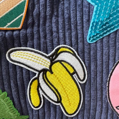 Large Peony Flower Sew on Embroidered Patch Appliqués Badge, Seven ...