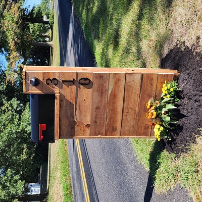 Beautiful, Handcrafted Cedar Mailbox Post A Sure Fire Way to Bring That ...
