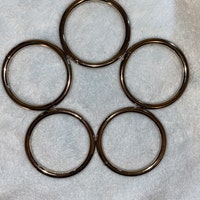 Steel Metal O-rings Welded Metal Loops – Round Formed Rings – Silver ...
