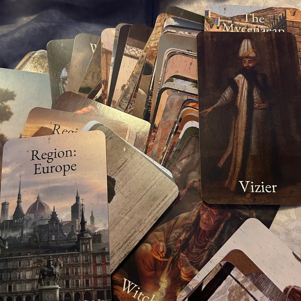 RED Oracle Deck - Etsy