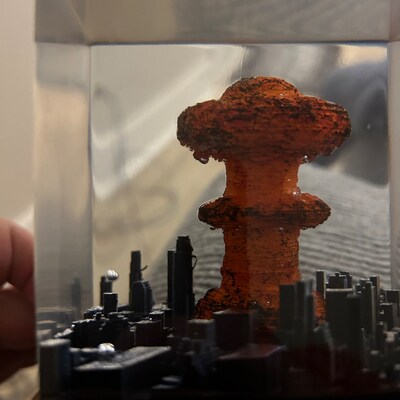 Dragon GOT Resin Night Light, Fire Dragon and Ice Dragon Lamp, 3D ...