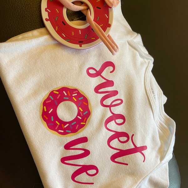 Sweet One Donut SVG, One Sweet Girl SVG, 1st Birthday Donut Party Cut ...