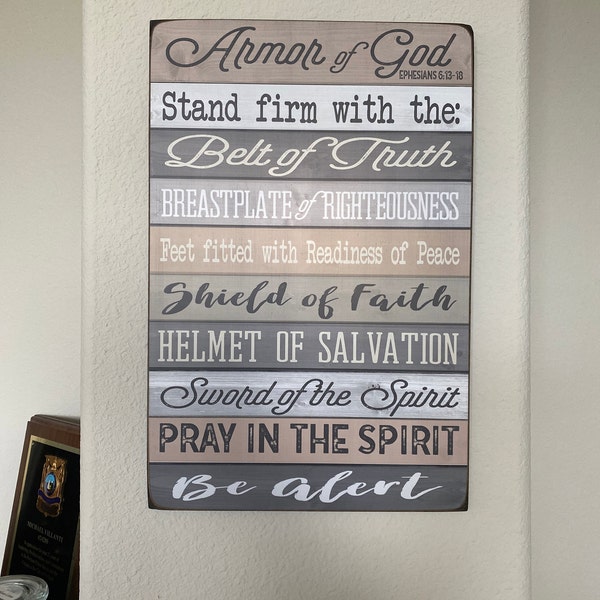 Seven Virtues Wood Sign - 7 Virtues - Catholic Decor - Catechism ...