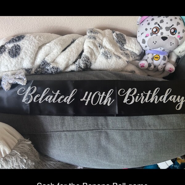 Personalized Birthday Sash: Custom Glitter Party Sash - Etsy