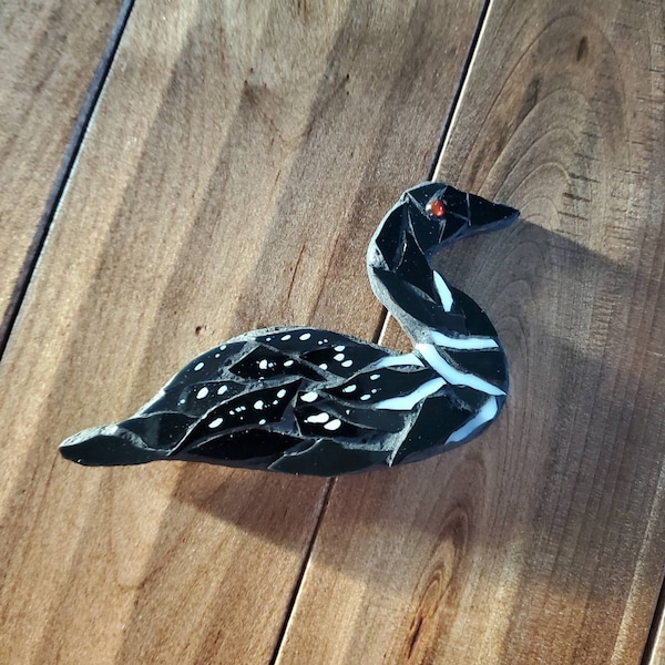 Loon Magnet And/ or Hanging Glass Mosaic - Etsy