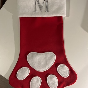 Animal Paw Stocking Sewing Pattern & Tutorial Christmas Holiday Easy ...