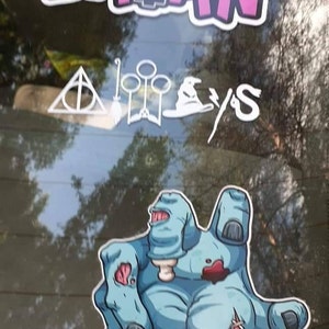 HAIL SATAN Vinyl Sticker 6 Long All Weather Laminated - Etsy