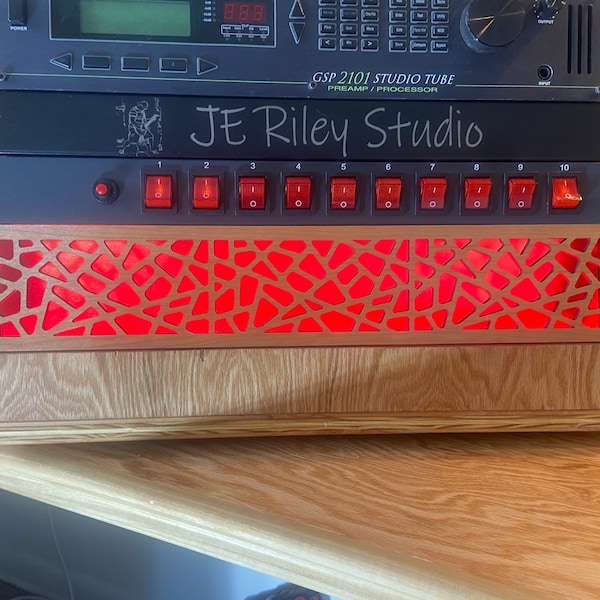 Nice-racks 2-space Studio Rack, Choose Your Depth, Choose Your Stain ...