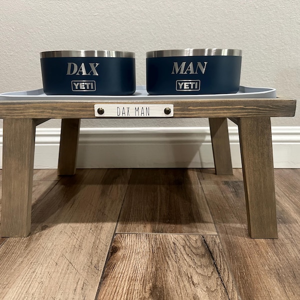 Minimalist Dog Bowl Riser Modern Dog Bowl Platform Minimalist Bowl ...