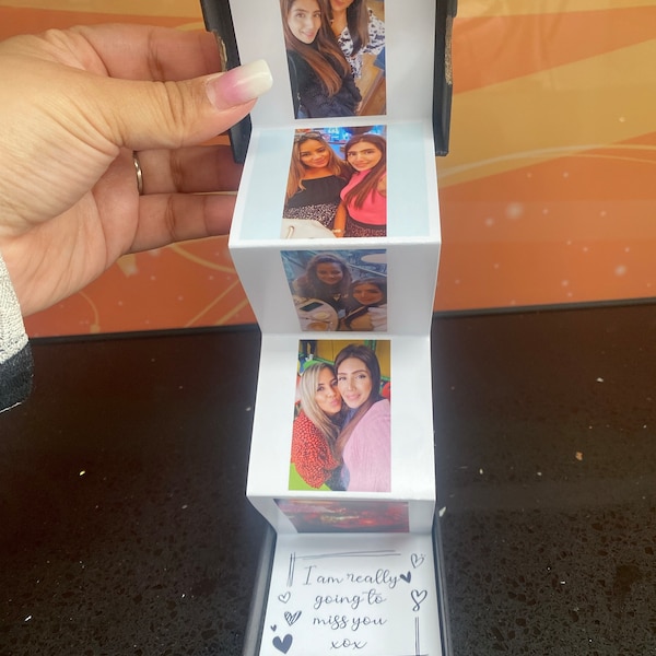 Personalised Photo Pull up Gift Box for Him or Her Birthday ...