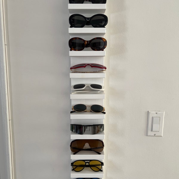 Sunglasses Shelf | Extra Large | Floating Shelf | Entryway Organization ...