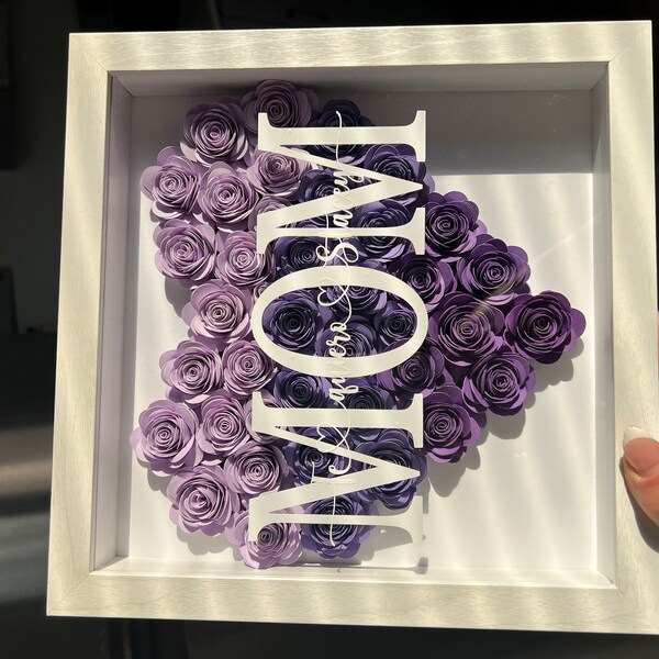 Apple Teacher Flower Frame/teacher Appreciation Gift/teacher Name Frame ...