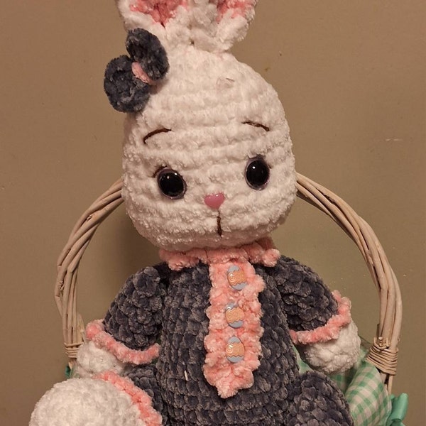 DOR Bunny Amigurumi/crochet Rabbit/ Easy Crochet Pattern/low Sew /plush ...