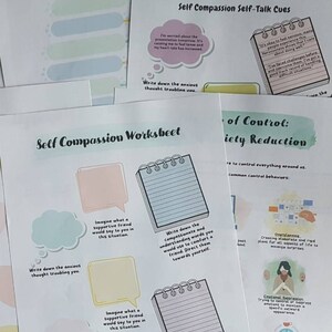 Depression Workbook Brain and Depression Handout Cards Depression ...