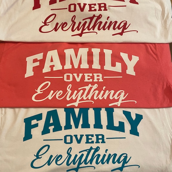 Family Over Everything SVG, Dxf, Png, and Eps - Etsy