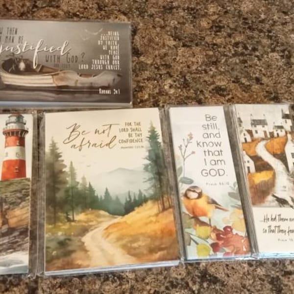 1 Birthday Card for Man Tractor Farmer Painting - Art Bible Scripture ...