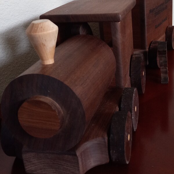 Custom Handmade Wooden Train Set - Etsy