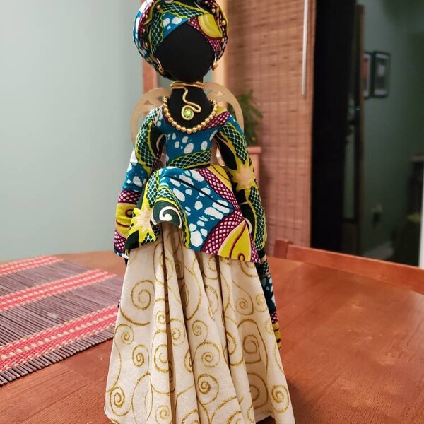 Christmas Tree Black Angel, African American Angel Tree Topper or Large ...