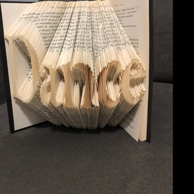 Dance Book Folding Pattern and Beginners Tutorial. Make Your Own Dancer ...