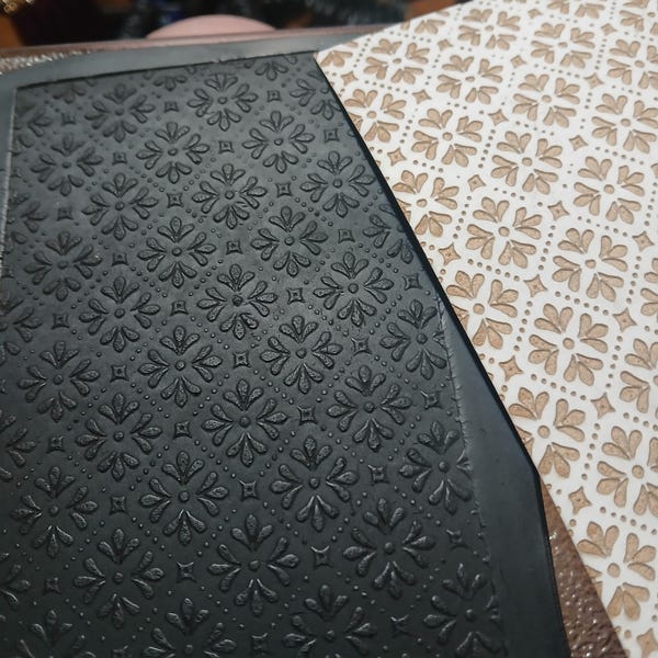 FS244 3x5 Squared Holes Pattern Laser Engraved Texture Paper for ...