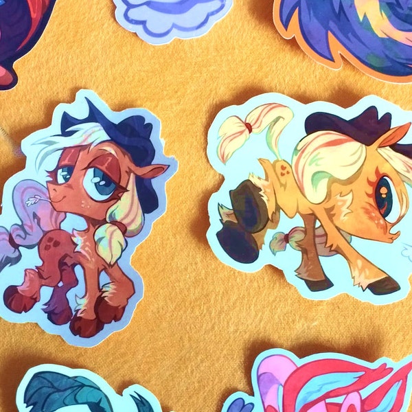 Applejack Stickers | My Little Pony - Etsy