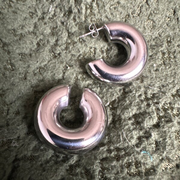 Gold Puffed Heart Pendant, Chunky Heart Necklace, Puffed Heart Pendant ...