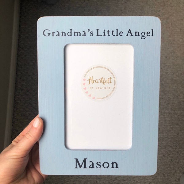Personalized Nanny Picture Frame, Rustic Distressed Gift for Grandma - Etsy