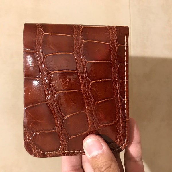 American Alligator Tail Keychain, Handmade Exotic Leather Luxury Gift ...