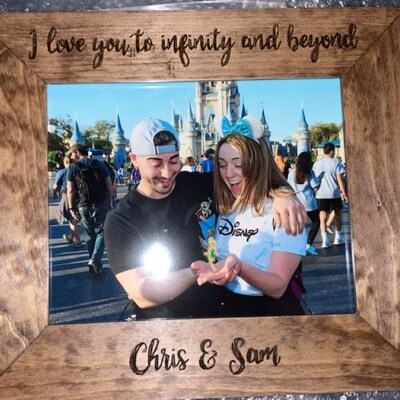 Personalized Wood Wedding Picture Frame, Photo Frame, 5x7 8x10 Picutre ...