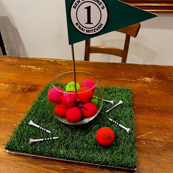 GOLF GRADUATION Centerpiece Flags Pennants - {set of 3} - Party Packs ...