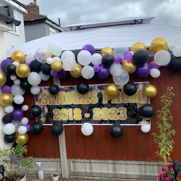 2 Personalised School Leavers Banner Kids Boy Girl Class 2025 ...