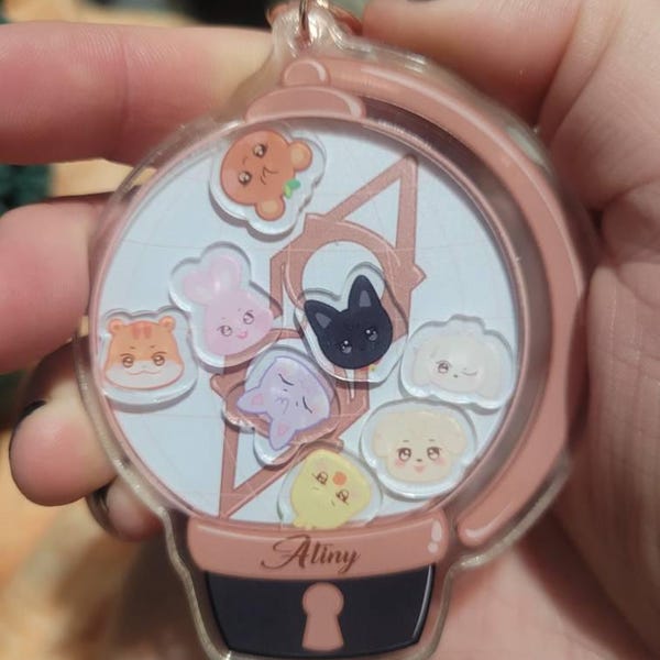 Shaker Keychain Kpop Merch San Hongjoong Seonghwa Wooyoung Mingi Charm ...