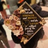Graduation Cap Toppers/ Flower Graduation Cap/ Glitter Graduation Cap ...