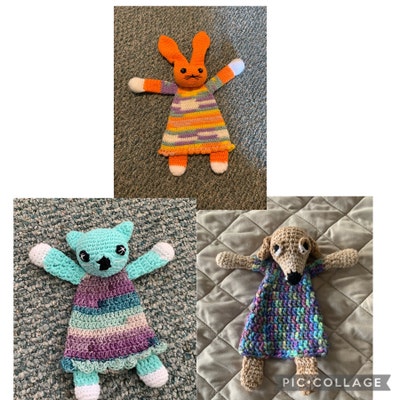 Duo Deal: Bunny Ragdoll and Baby Bunny Mini Ragdoll Crochet Amigurumi ...