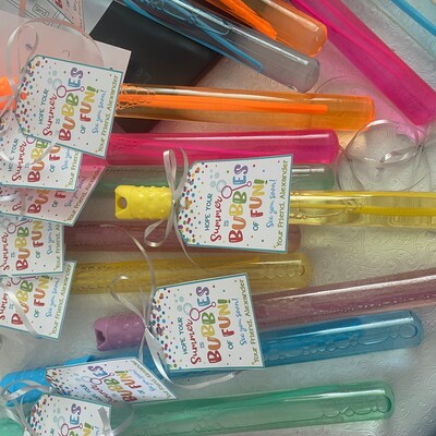 Hope Your Summer is Bubbles of Fun Tags End of School Year Gift Tags ...