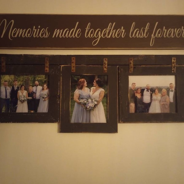 S 452 Wood, Handmade, Long Sign. "it's a Wonderful Life" Written in ...