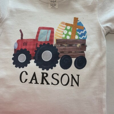 Easter Tractor Png Kids Religious Easter Sublimation Designs - Etsy