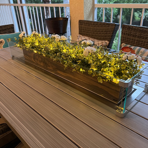 Rustic Planter Box Centerpiece/farmhouse Centerpiece/floral Centerpiece ...