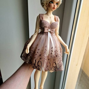 Polkadot Ruffle Dress for Bjd MSD and Tonner Dolls - Etsy