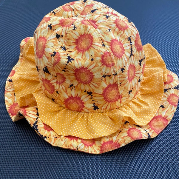 Sun Hat Pattern, PDF Sewing Pattern, Beach Hat Pattern, Child Hat ...