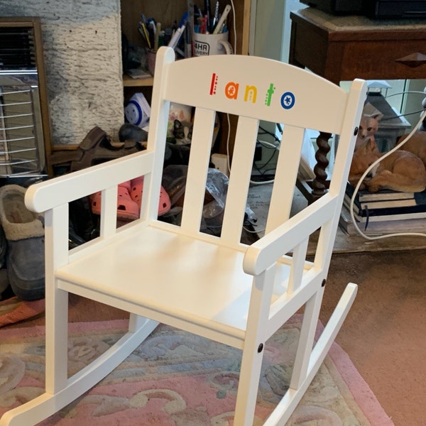 Vinyl Self Adhesive Name Labels for Kids Furniture / Walls Etc Decals ...