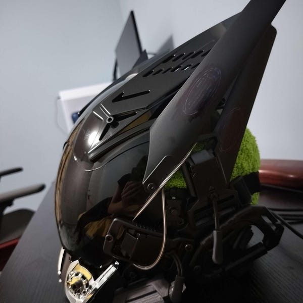 Bluetooth Cyberpunk Mask - Futuristic Mask -cyberpunk Helmet-tech Mask ...