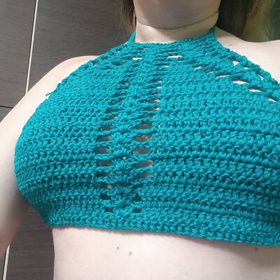 The Viper Bralette Crochet Pattern - Etsy