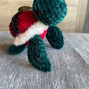 Santa Christmas Turtle Pattern Crochet PDF Download Beginner - Etsy