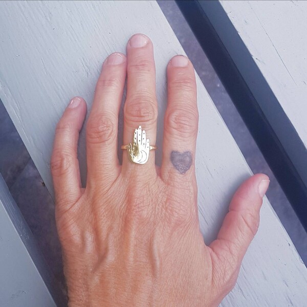 Handmade Helios Pendant in Solid Gold-tone Brass or Recycled Sterling ...