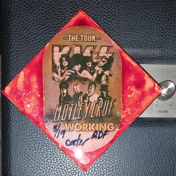 NEIL YOUNG Hand Painted Tile Coaster With Genuine Rare and Authentic ...