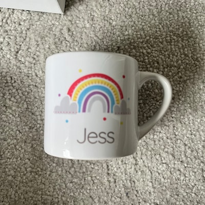 Personalised Small Childs Mug 6oz Kids Cup With Unicorn Design Toddler ...