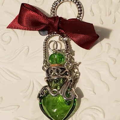 Silver Filigree Embellished Mini Ballpoint Pen With Removable Vintage ...